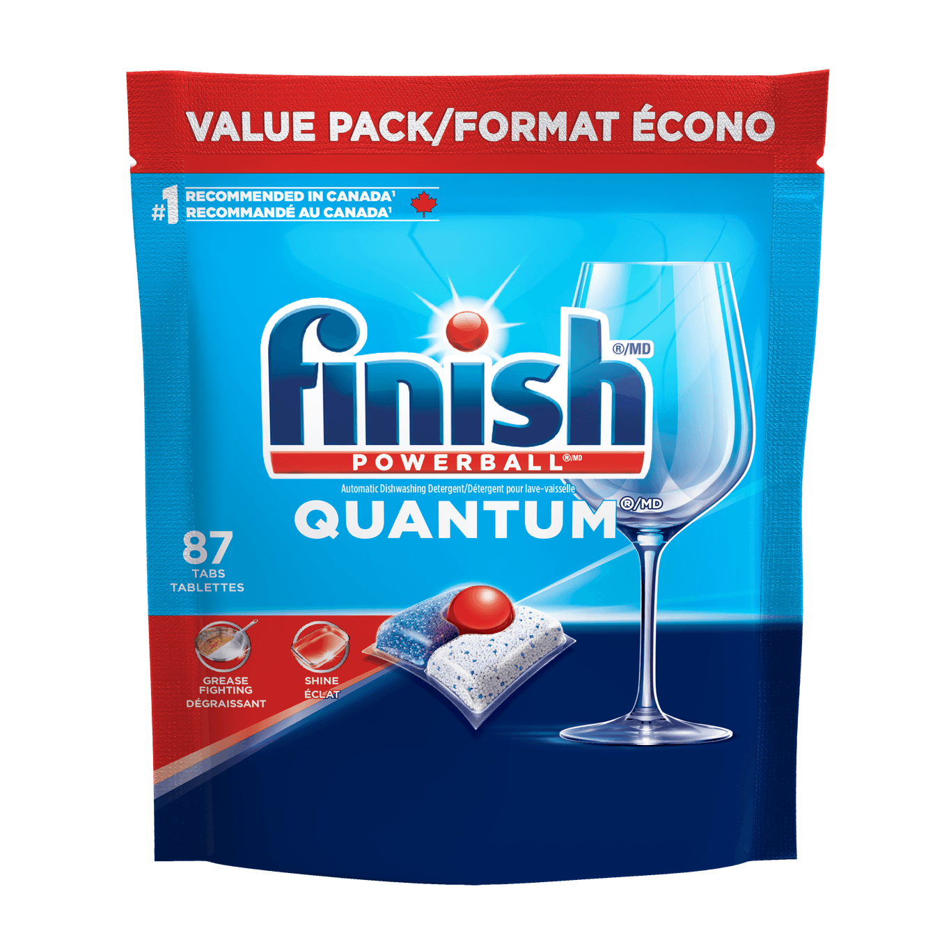 Finish® Quantum Dishwasher Tablets 87 Regular | Finish CA